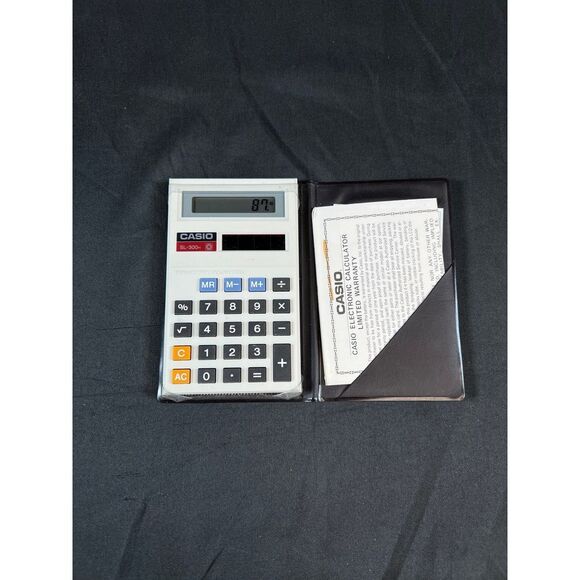 Casio | Office | Vintage Casio Sl30h 8digit Solar Calculator Display ...